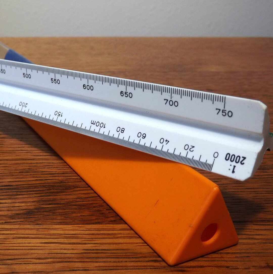 Scale ~ Alvin Triangular Engineer's Scale ~ No. 741 PM ~ Civil ...