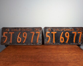 California License Plate 1926 6 Digit Original Condition | Etsy