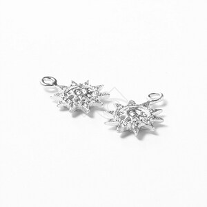 3165034 / Sun / 16k Matt Gold Plated Pewter Pendant 12mm X 16.4mm / 1 ...