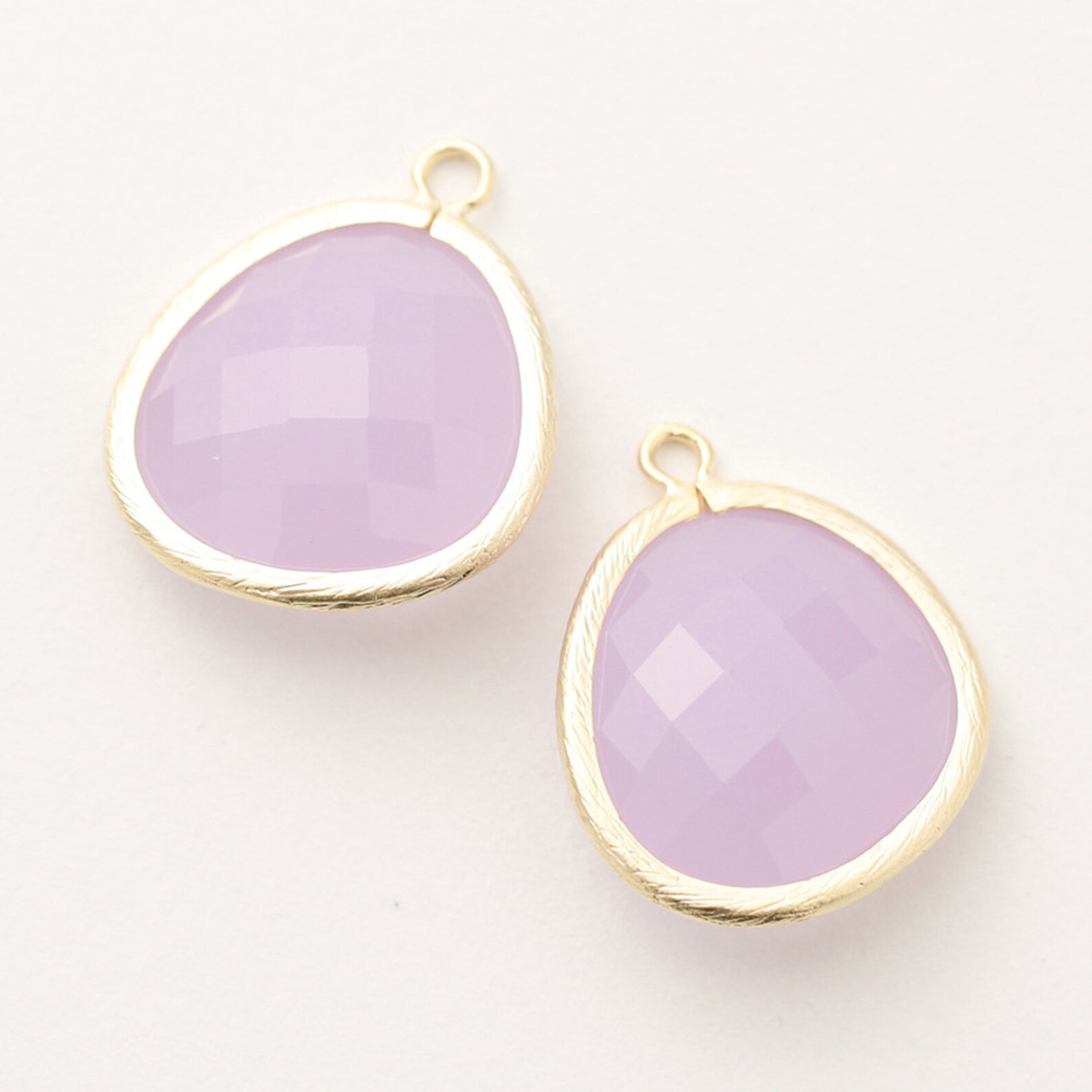 1030315 / Light Grey Opal / Matt Rhodium Plated Brass Framed Glass ...