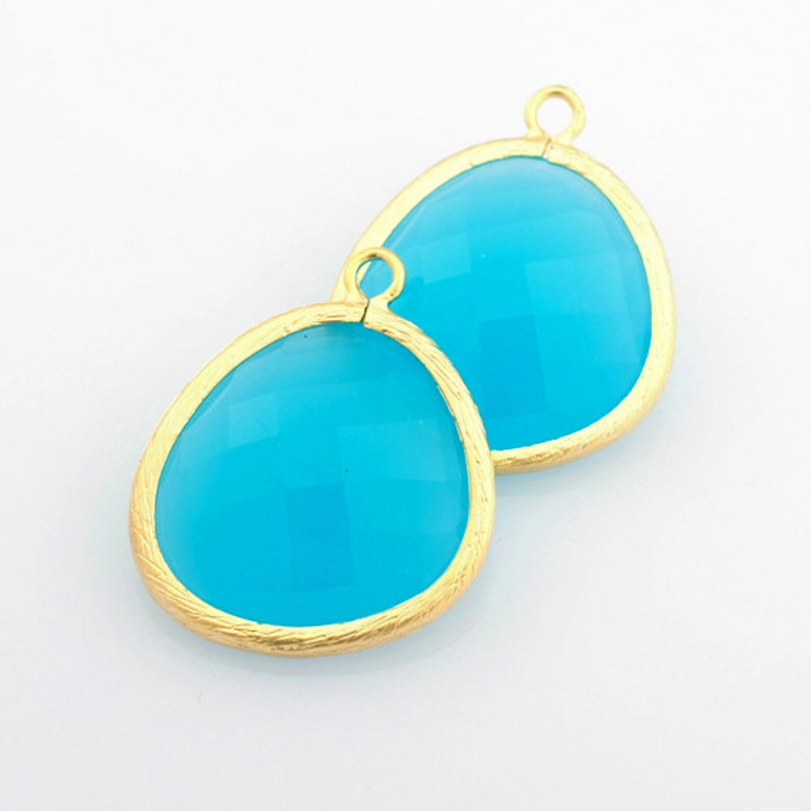 1030114 / Pacific Opal / 16k Matt Gold Plated Brass Framed - Etsy