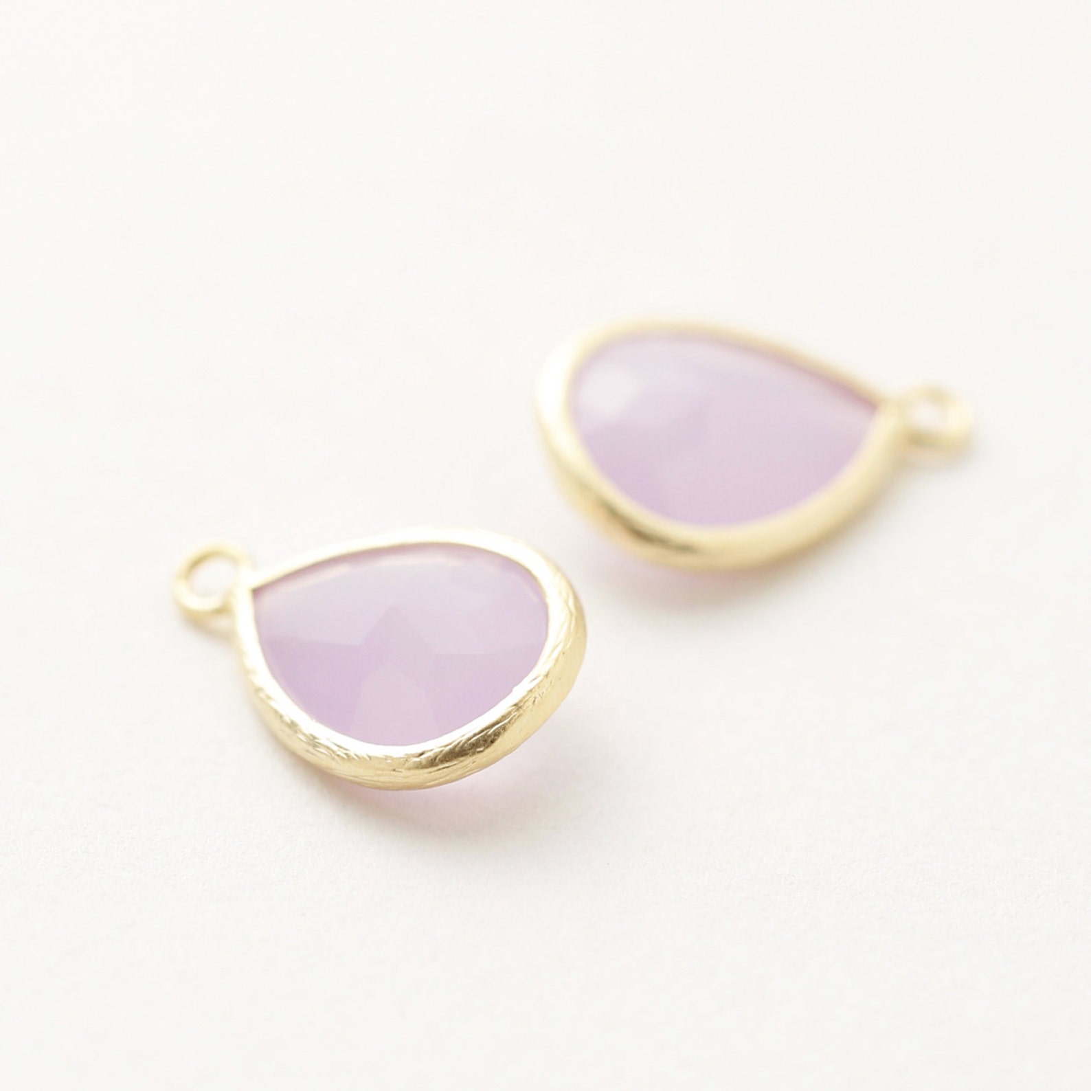 1008234 / Light Grey Opal / 16k Matt Gold Plated Brass Framed Glass ...