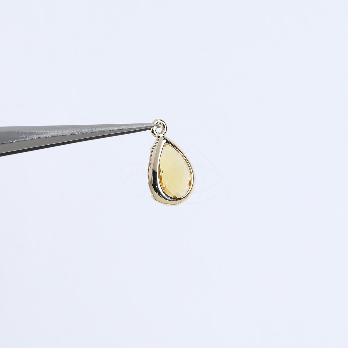 1078162 / Birth Stone / November / Topaz / Sunflower / Rhodium - Etsy