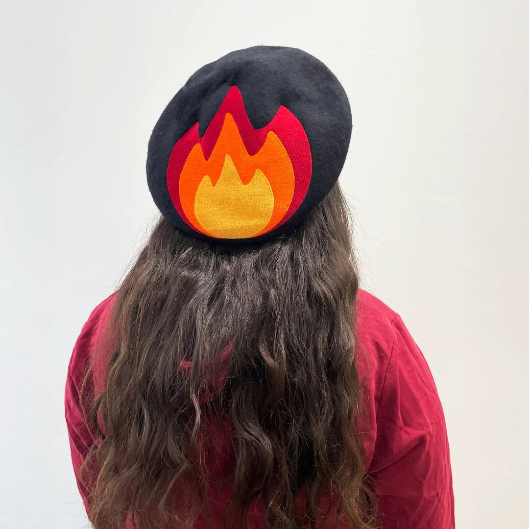 Lit Flame Beret - Etsy
