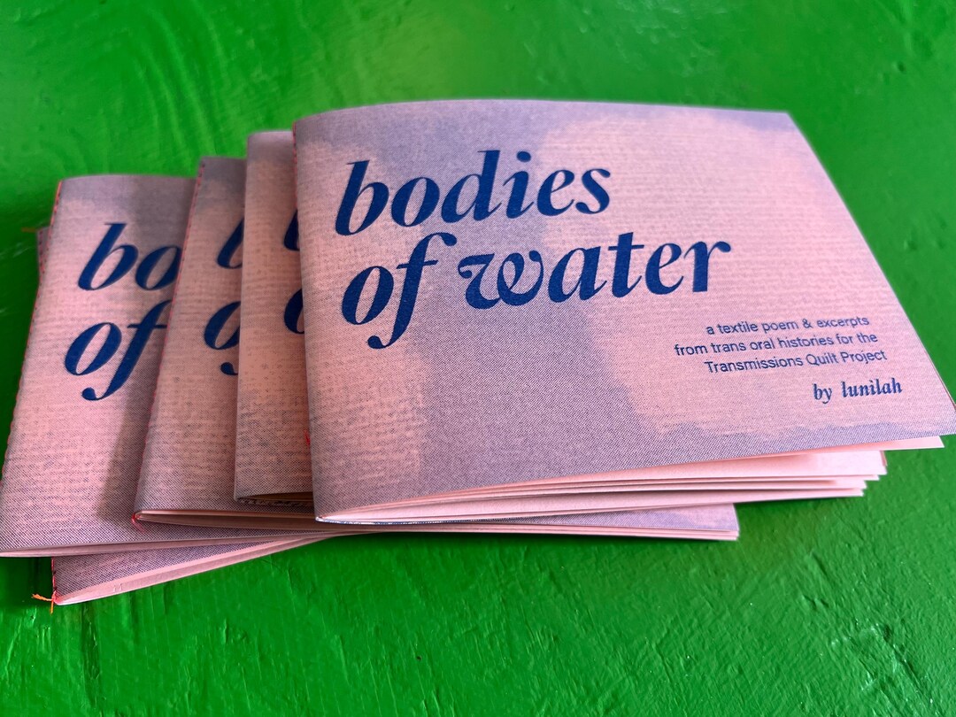 Bodies of Water Zine | Transmissions Quilt Project - Etsy