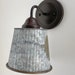 Rustic Barn Metal Farmhouse Wall Light Fixture Bathroom Sconce Cabin ...