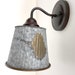 Rustic Barn Metal Farmhouse Wall Light Fixture Bathroom Sconce Cabin ...