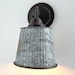 Rustic Barn Metal Farmhouse Wall Light Fixture Bathroom Sconce Cabin ...