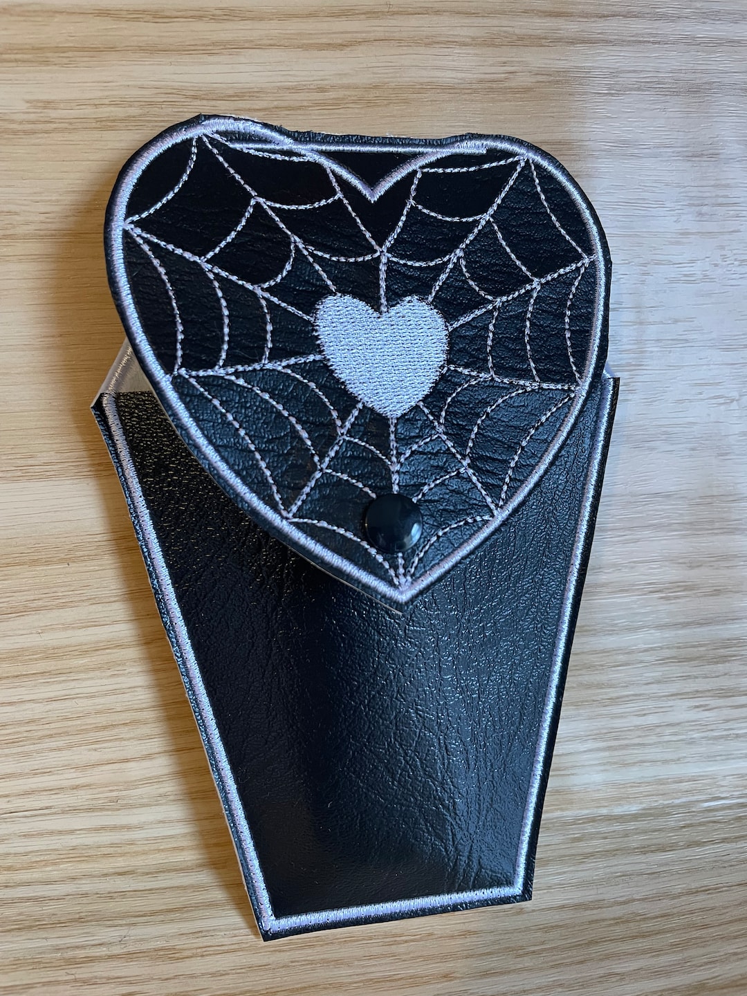 Heart Spider Coffin Shaped Accessory Pouch / Pencil Case - Etsy UK