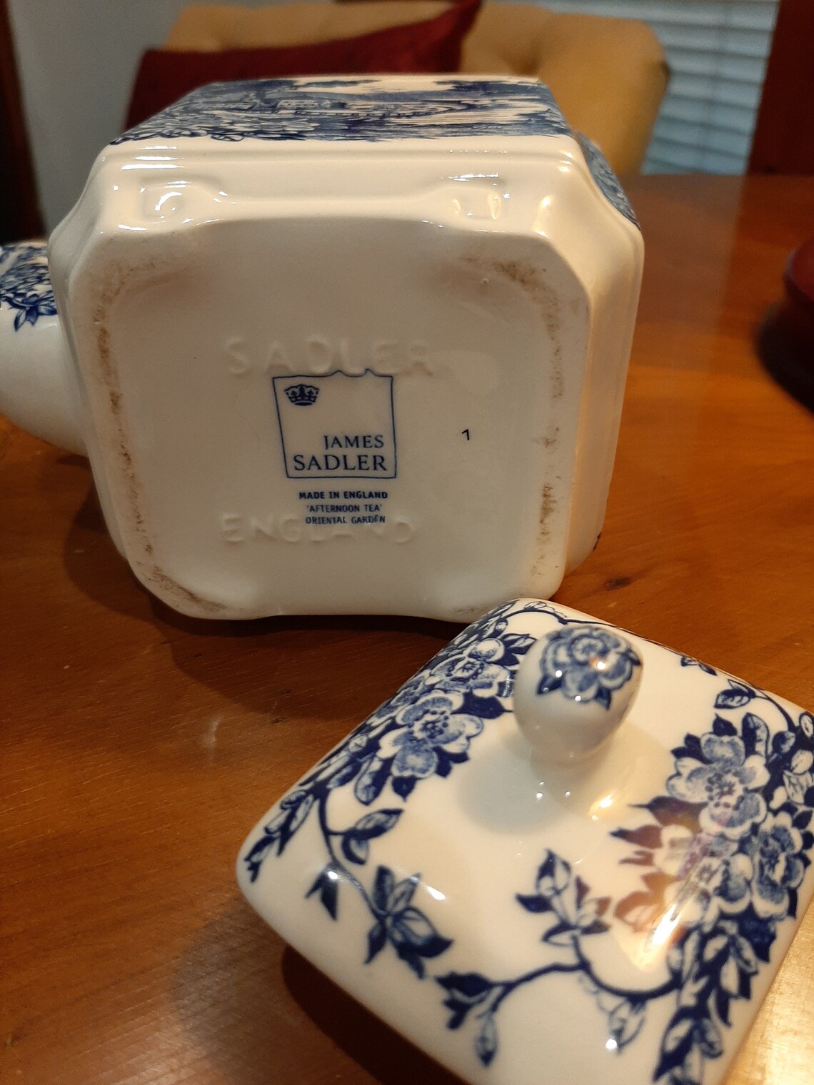 Vintage Collector Teapot James Sadler "afternoon Tea- Oriental Garden ...