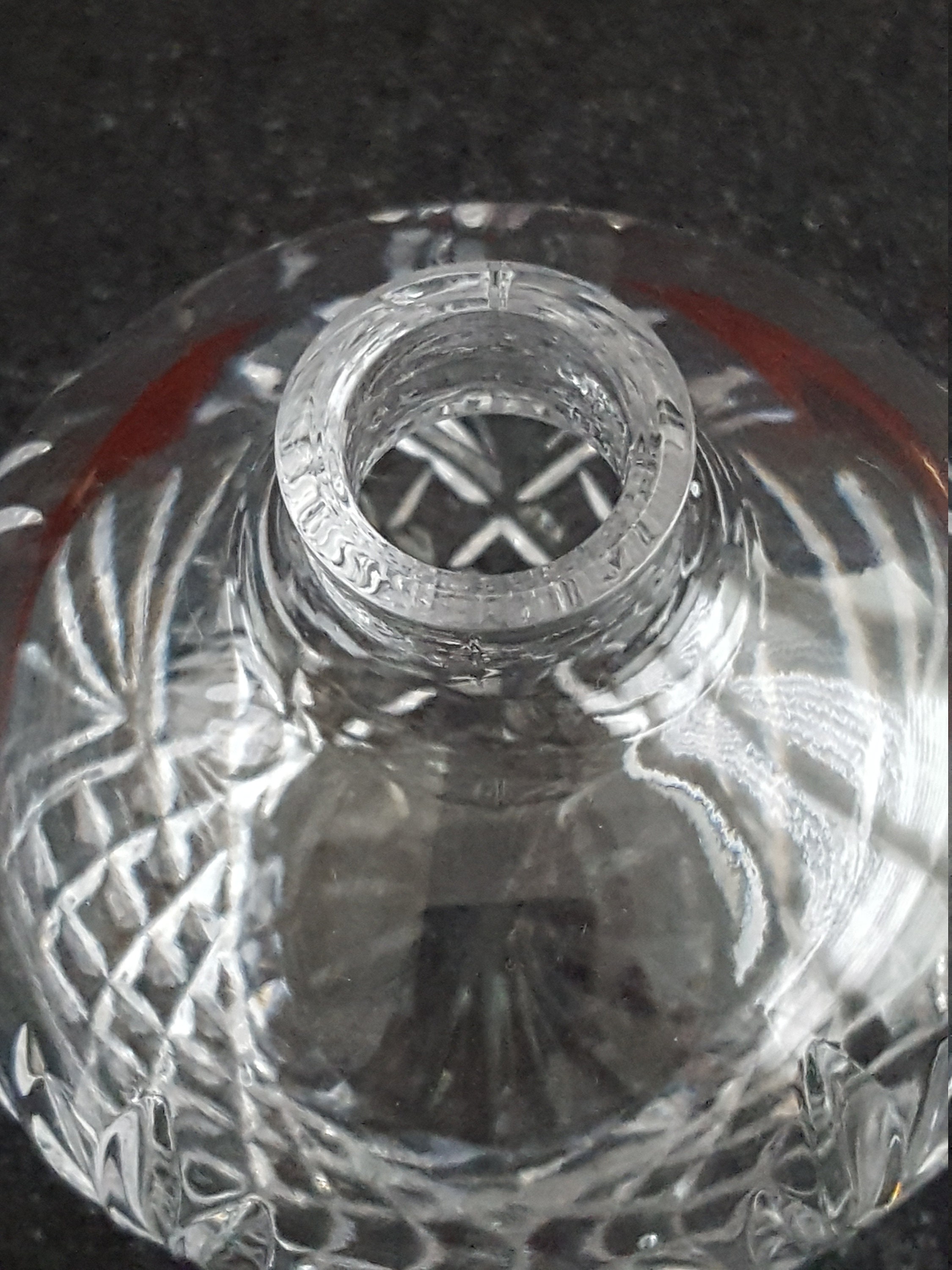 Perfum Bottle Collector's Item Lead Glass Round - Etsy