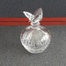 Perfum Bottle Collector's Item Lead Glass Round - Etsy