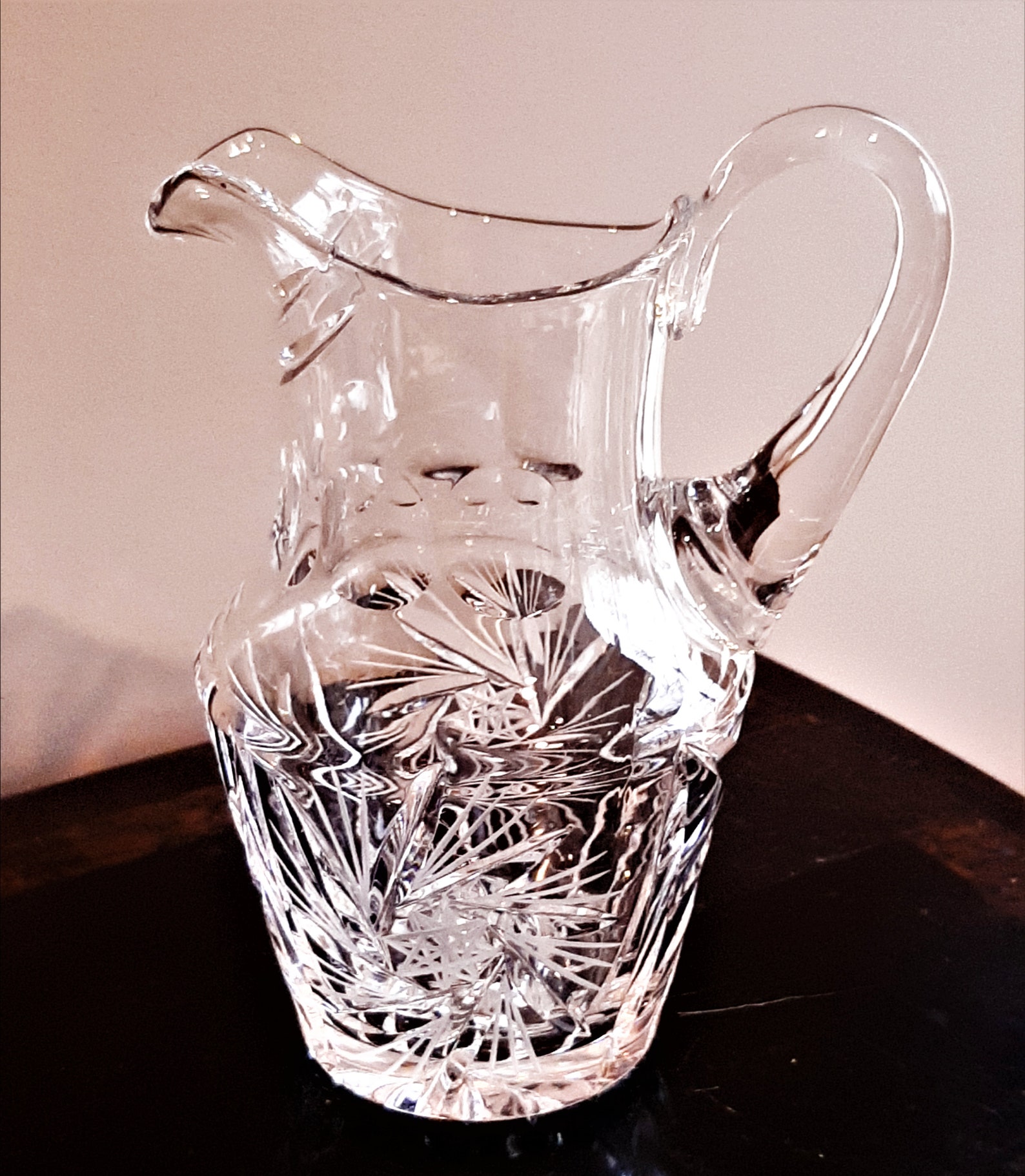 Antique Pitcher / Decanter Early 1900's American Brilliant Period - Cut ...