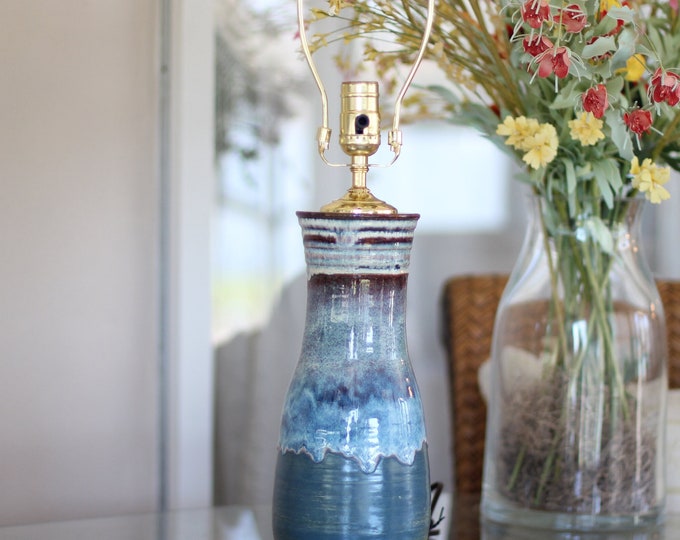 Handmade, Wheel-thrown Pottery Table Lamp Base - Etsy