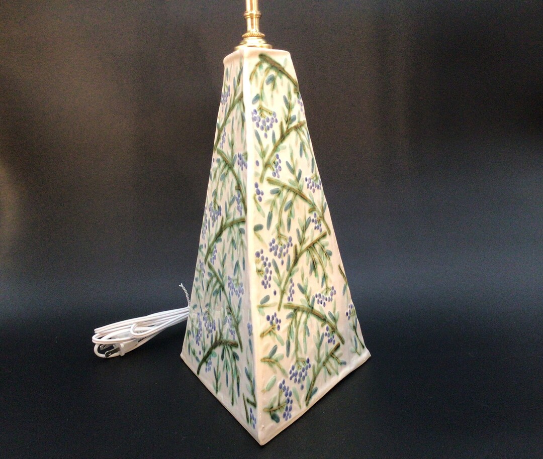 Handmade Stoneware Table Lamp Base - Etsy