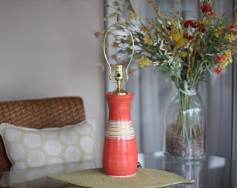 Handmade, Wheel-thrown Pottery Table Lamp Base - Etsy