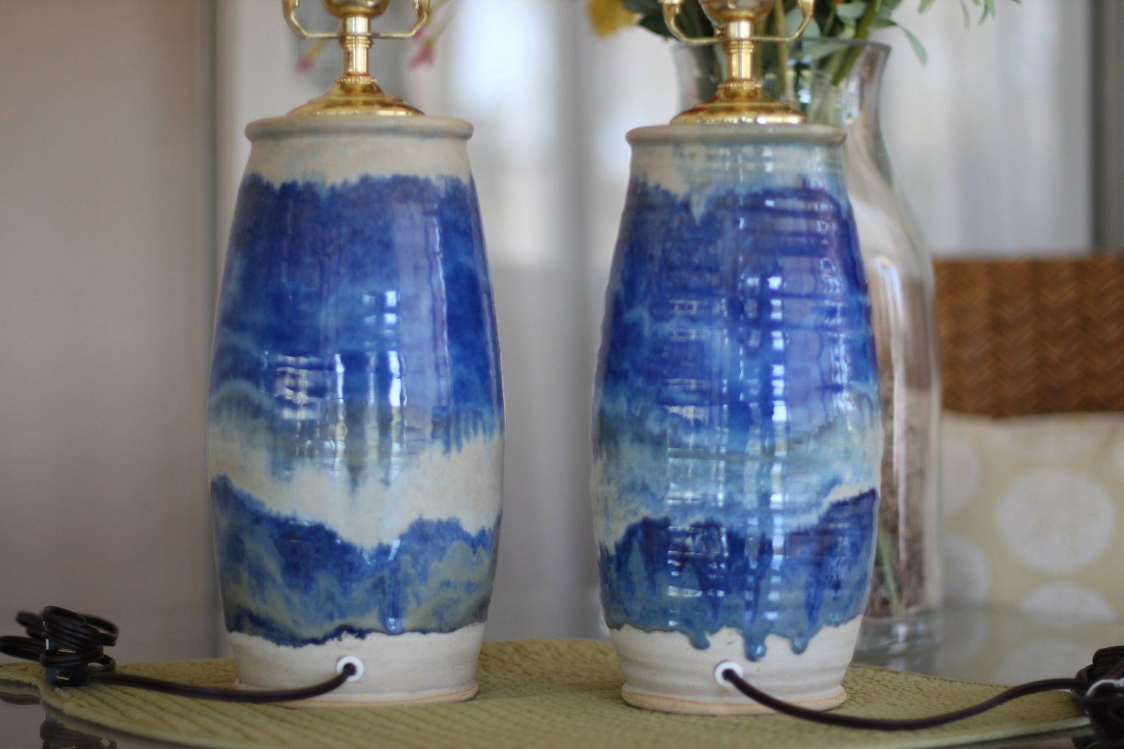 Pair of Handmade, Wheel Thrown Table Lamp Bases - Etsy