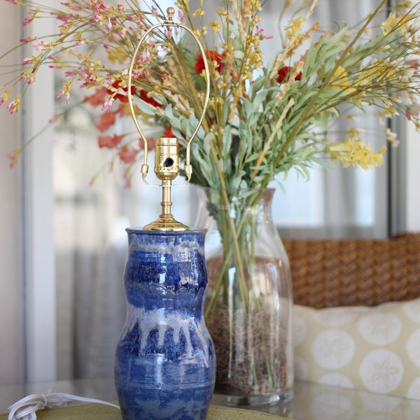 Blue Table Lamp - Etsy