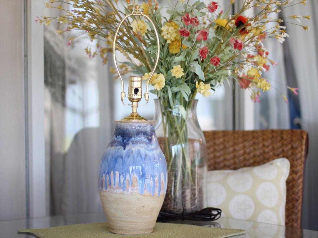 Handmade, Wheel-thrown Table Lamp Base - Etsy