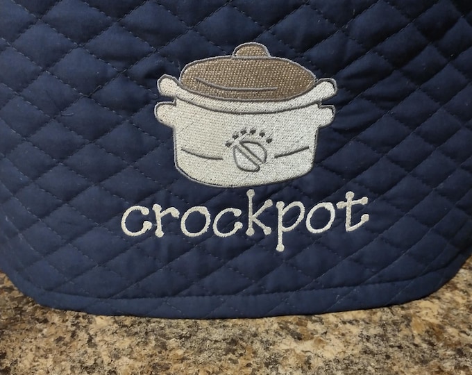 Cream Oval Crock Pot Slow Cooker Covers Appliance Dust Cover - Etsy