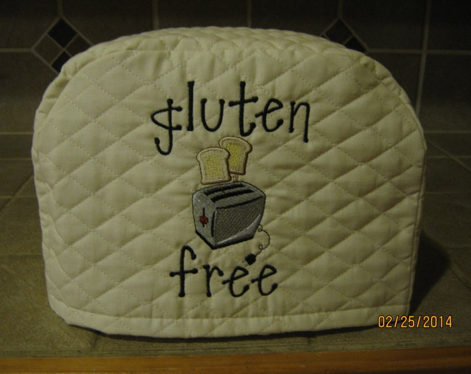 GLUTEN FREE 2 or 4 Slice Toaster Cover, Dust Cover Choose From 5 Colors ...