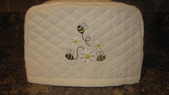 2 or 4 Slice Toaster Cover Dust Cover Bees With Daisies Choose - Etsy