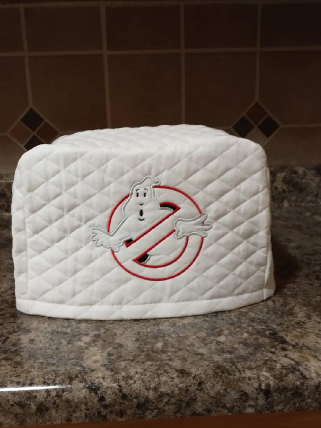 2 or 4 Slice White Fabric, Ghostbusters Toaster Cover Halloween - Etsy