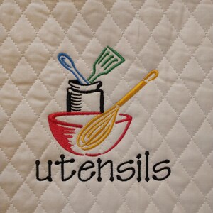 New KITCHEN UTENSILS Appliance Cover, Choose Color & Size - Etsy