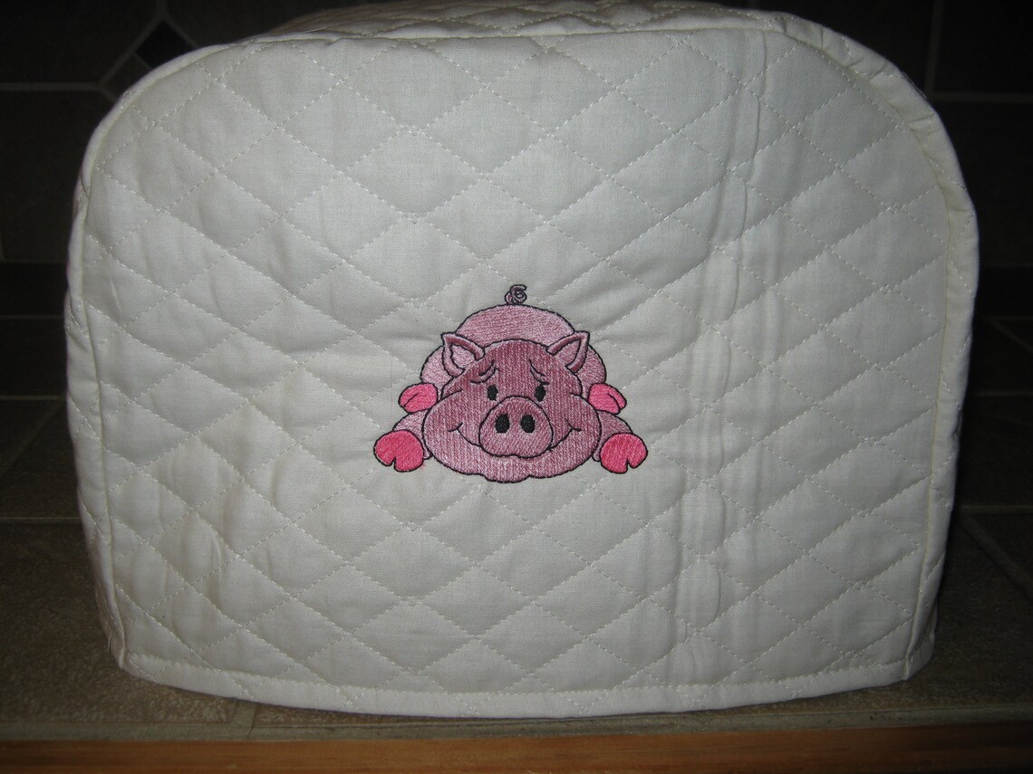 2 or 4 Slice Small Appliance Pig Toaster Cover Dust Cover - Etsy