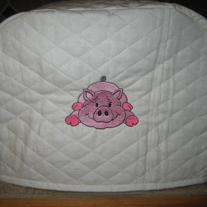 2 or 4 Slice Small Appliance Pig Toaster Cover, Dust Cover, Choose From ...