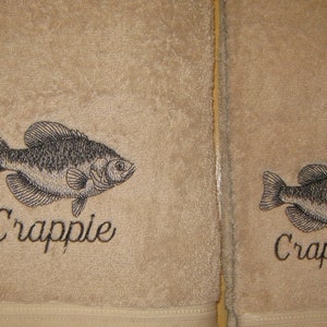 2 Piece Tan Towel Set 1 Bath & 1 Hand Towel Choose Walleye - Etsy
