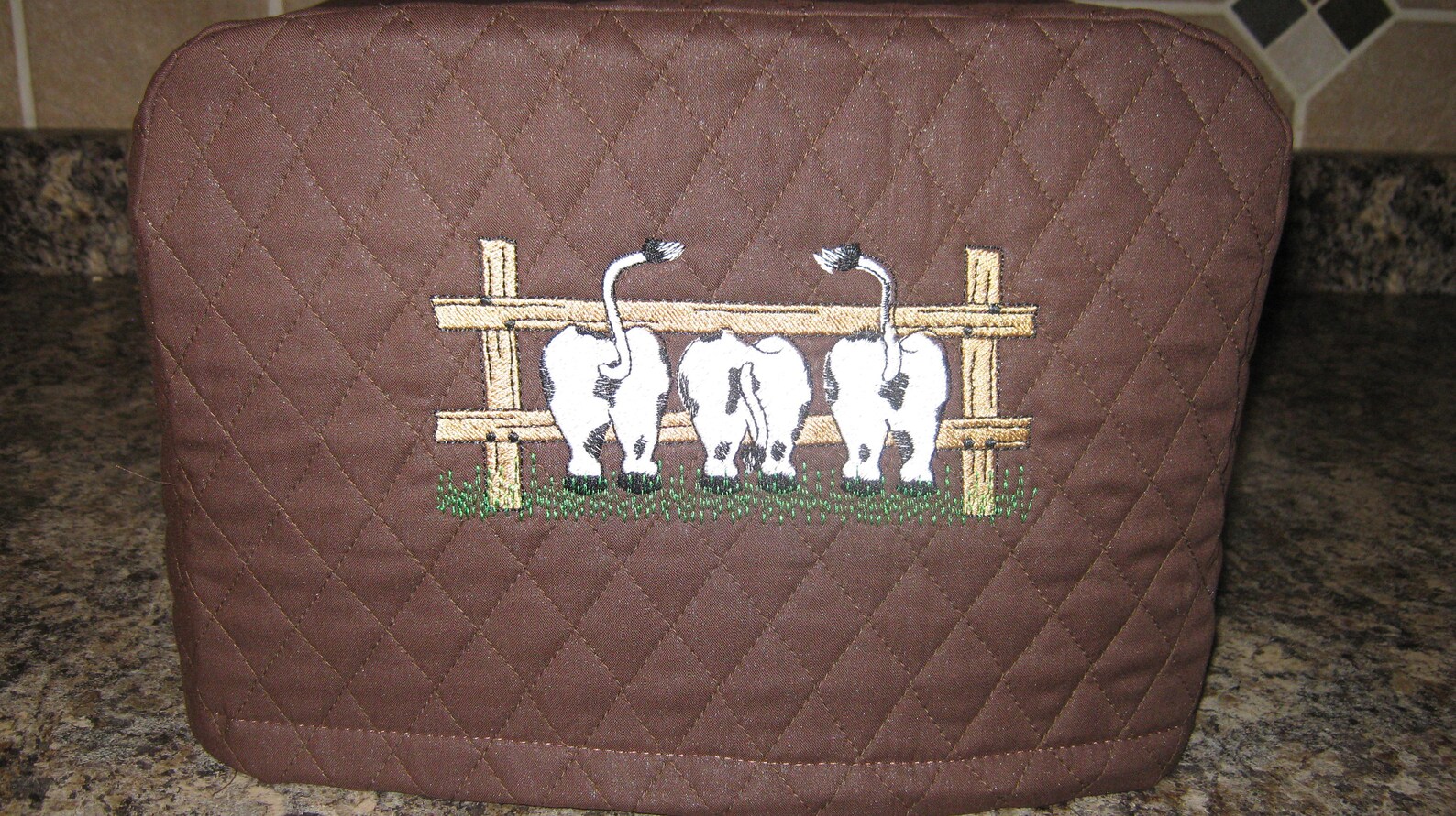 2 or 4 Slice Small Appliance Toaster Cover With Cow Behinds | Etsy