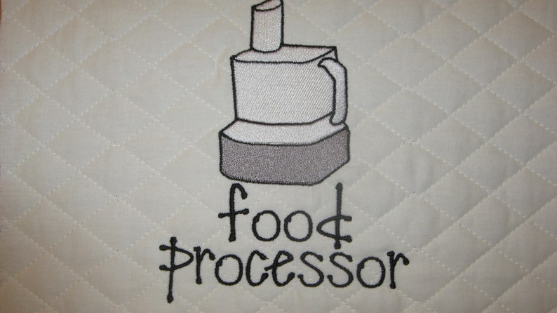 Food Processor Appliance Cover Choose From 5 Colors - Etsy
