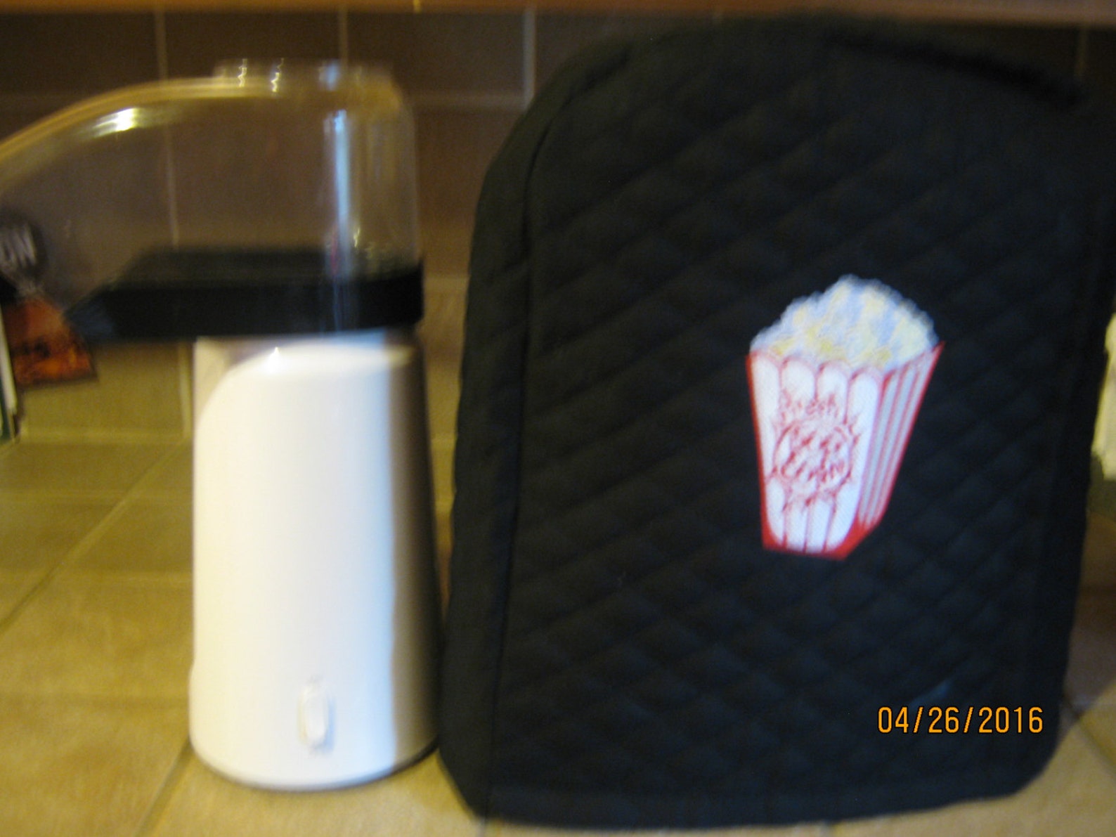 Hot Air POPCORN Popper Appliance Cover Fountain Style Black - Etsy