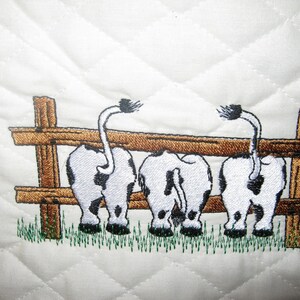 2 or 4 Slice Small Appliance Toaster Cover With Cow Behinds - Etsy