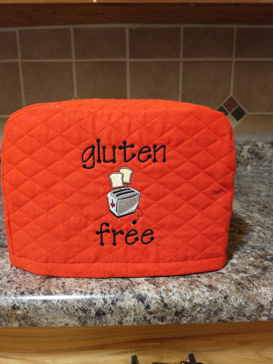 GLUTEN FREE 2 or 4 Slice Toaster Cover, Dust Cover Choose From 5 Colors ...
