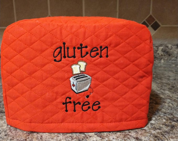 GLUTEN FREE 2 or 4 Slice Toaster Cover, Dust Cover Choose From 5 Colors ...