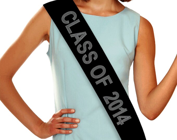 Custom Graduation Rhinestone Sash - Etsy