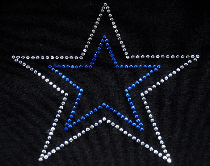 Star Rhinestone Pattern Iron on Transfer - Etsy