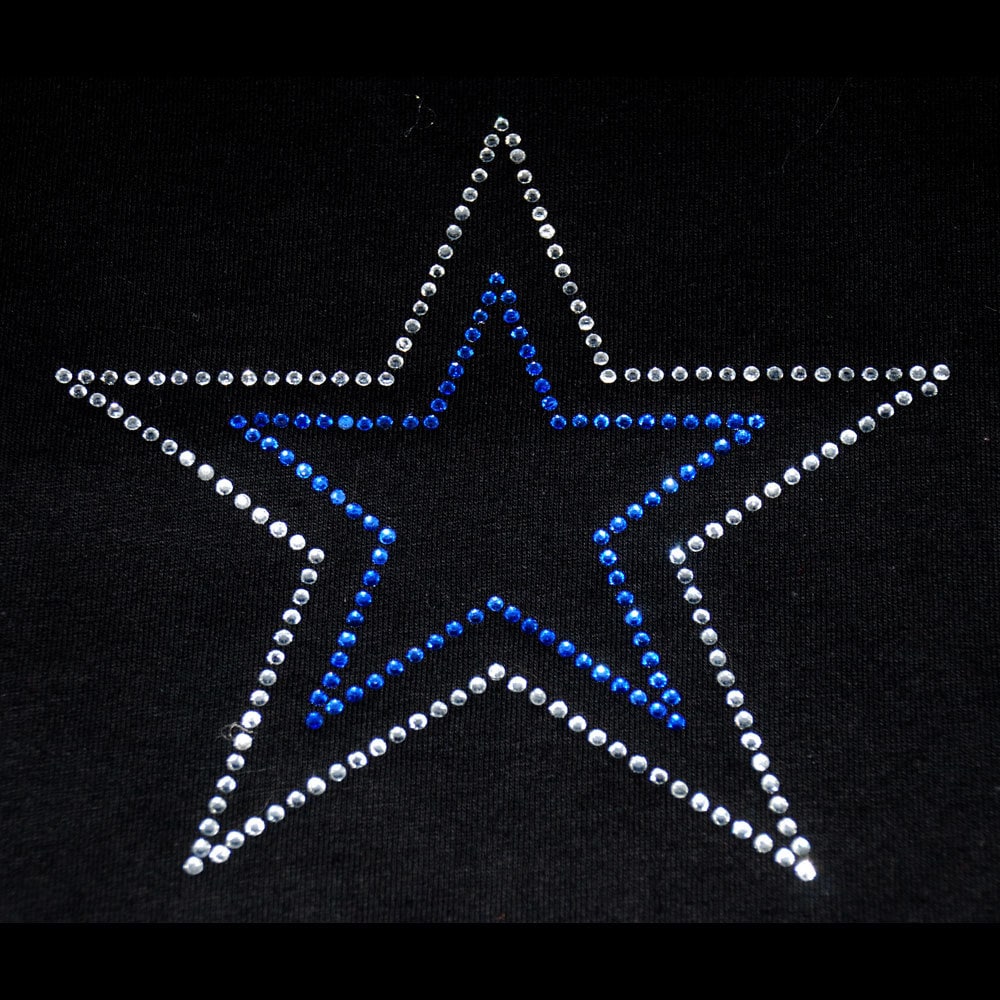 Star Rhinestone Pattern Iron on Transfer - Etsy