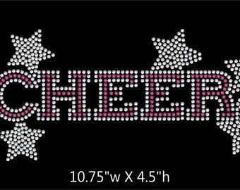 Cheer Rhinestone | Etsy