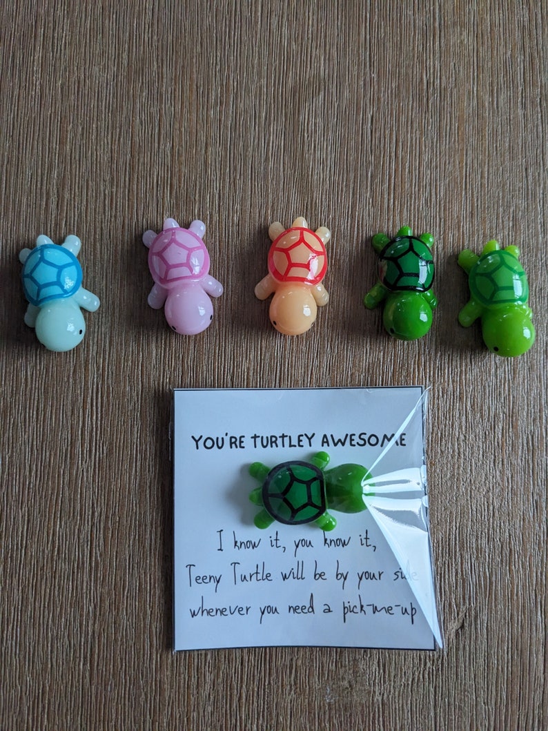 Turtley Awesome Cheer Me up Card. Stockings Stuffers. Mood Booster ...