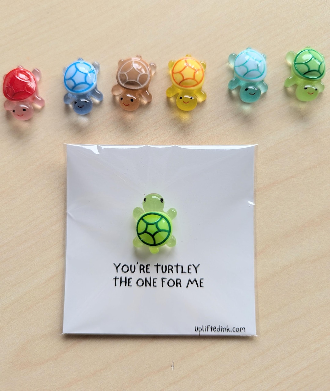 You’re Turtley the One for Me! Cute Turtle Valentine’s Day Card With ...