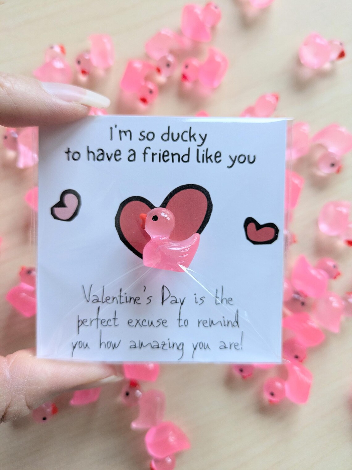I'm so Ducky to Have a Friend Like You – Cute Valentine’s Day Card With ...