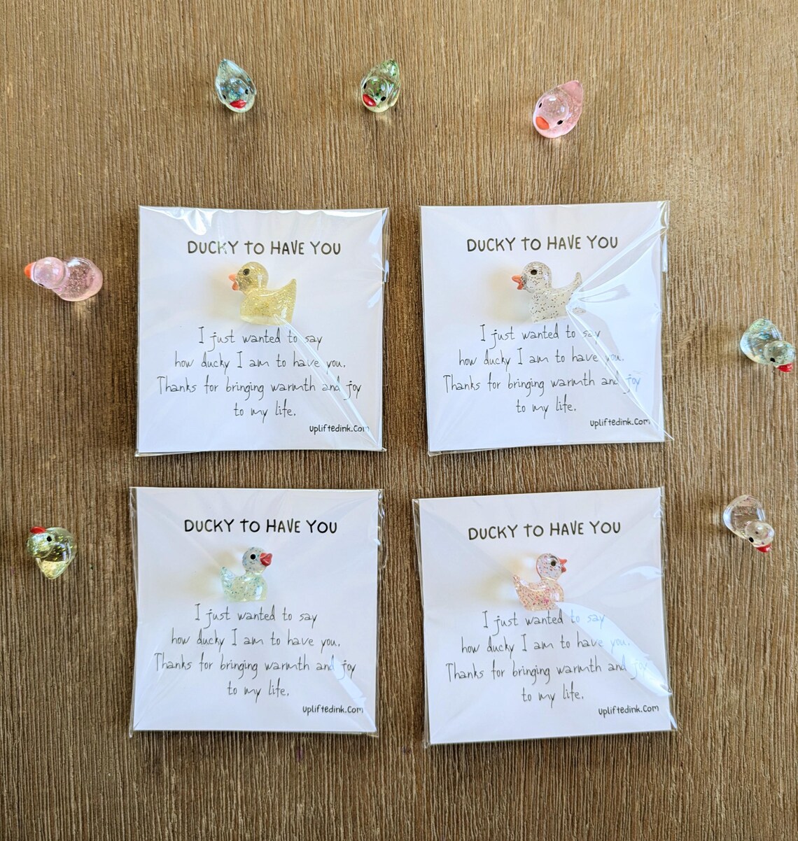 Ducky to Have You Card With Adorable Duck Figurine, 2.6in Keepsake ...