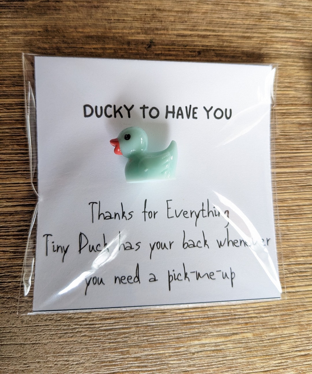 Ducky to Have You Card & Mini Rubber Duck Gift Set: Encouragement Gift ...