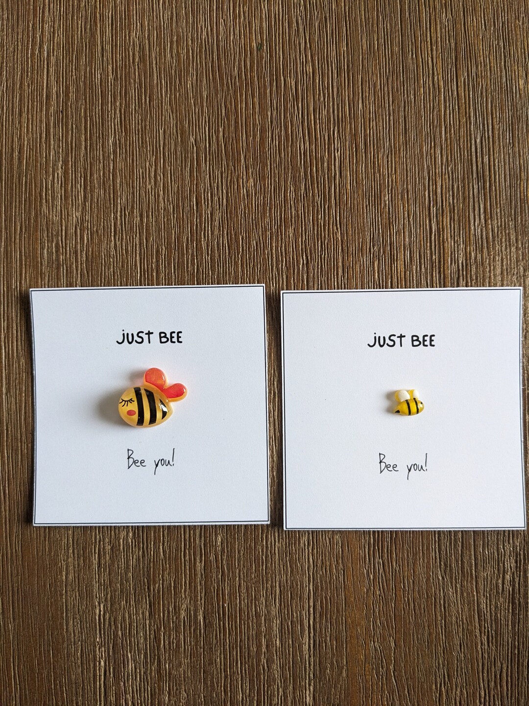 Just Bee You Card With Adorable Bee – 2.6" Square Mini Keepsake ...