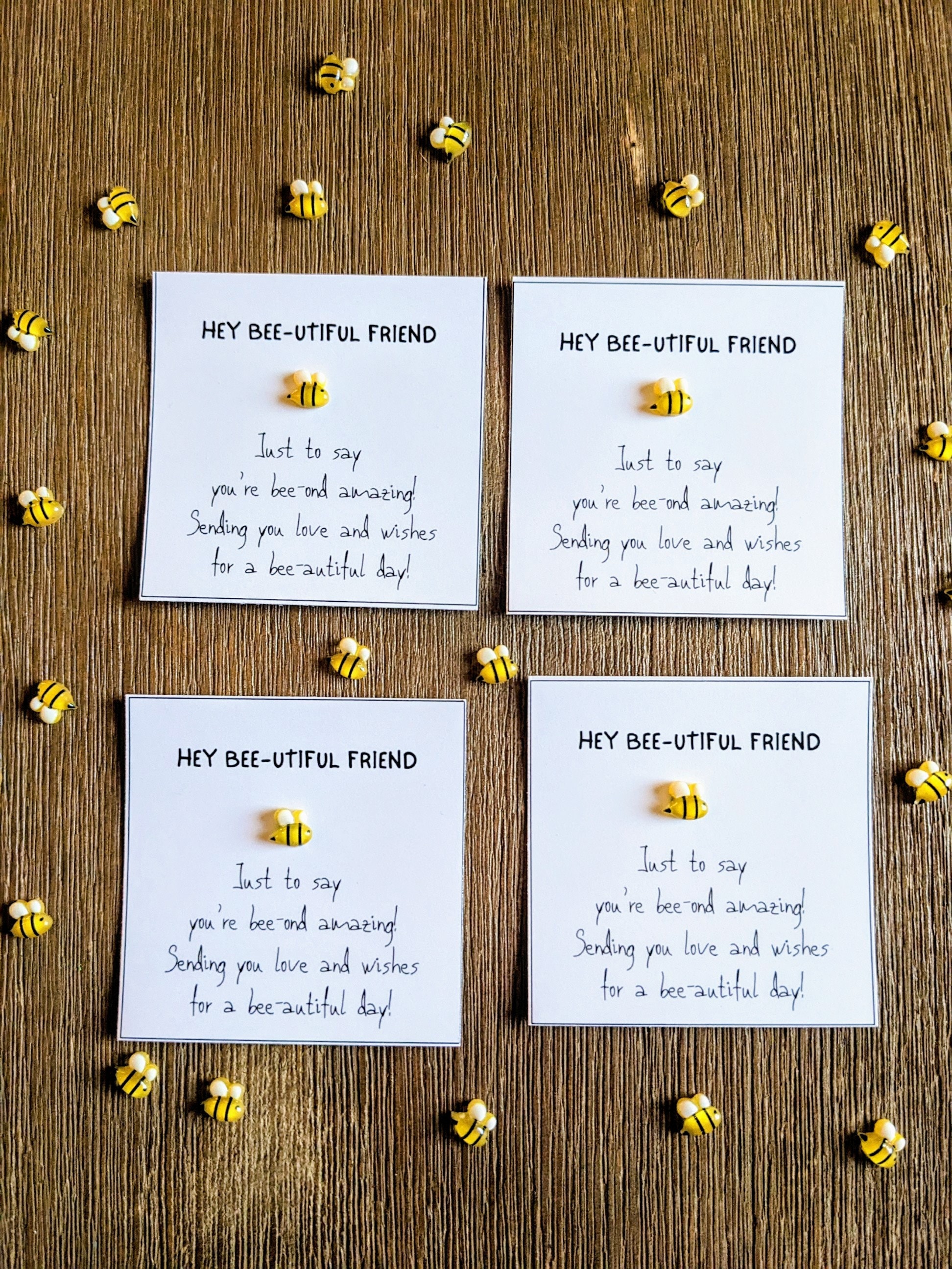 Bee Cute Card. Bee-utiful Friend. Amazing Friend. Cards With Bees. Bee ...