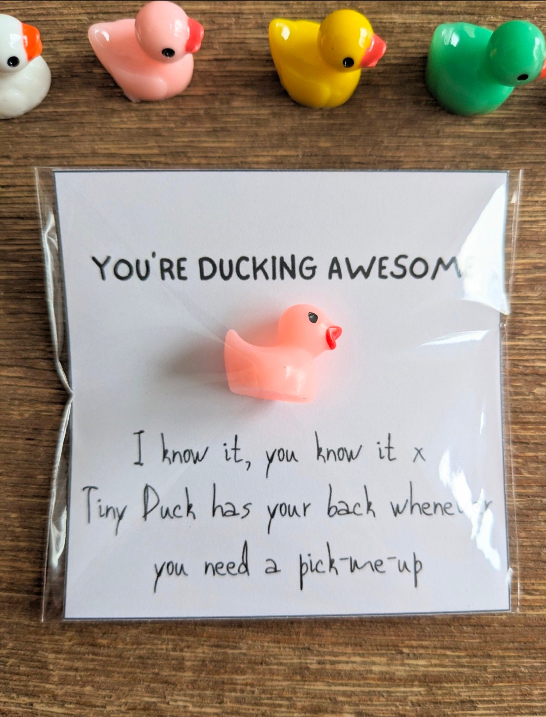 Motivational Card. Inspirational Quote Card. You Are Ducking Awesome ...