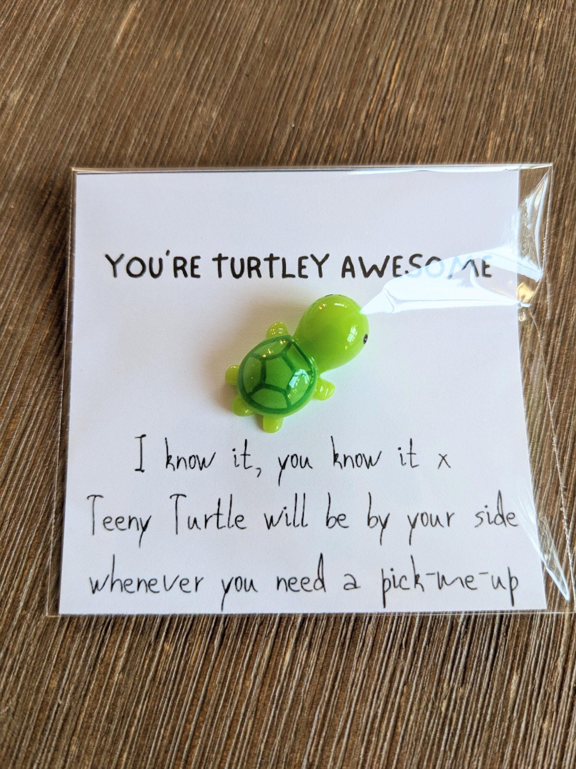 Turtley Awesome Cheer Me up Card. Stockings Stuffers. Mood Booster ...